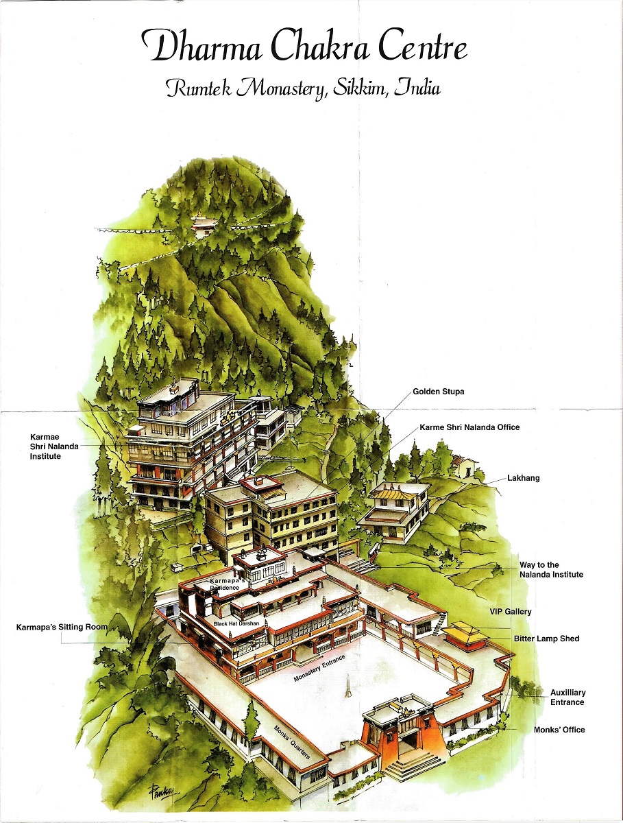 Rumtek Monastery or Dharma Chakra Centre - U.A. Satish