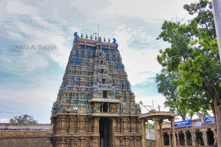 Kallazhagar Kovil at the foothills of Alagar forests - U.A. Satish
